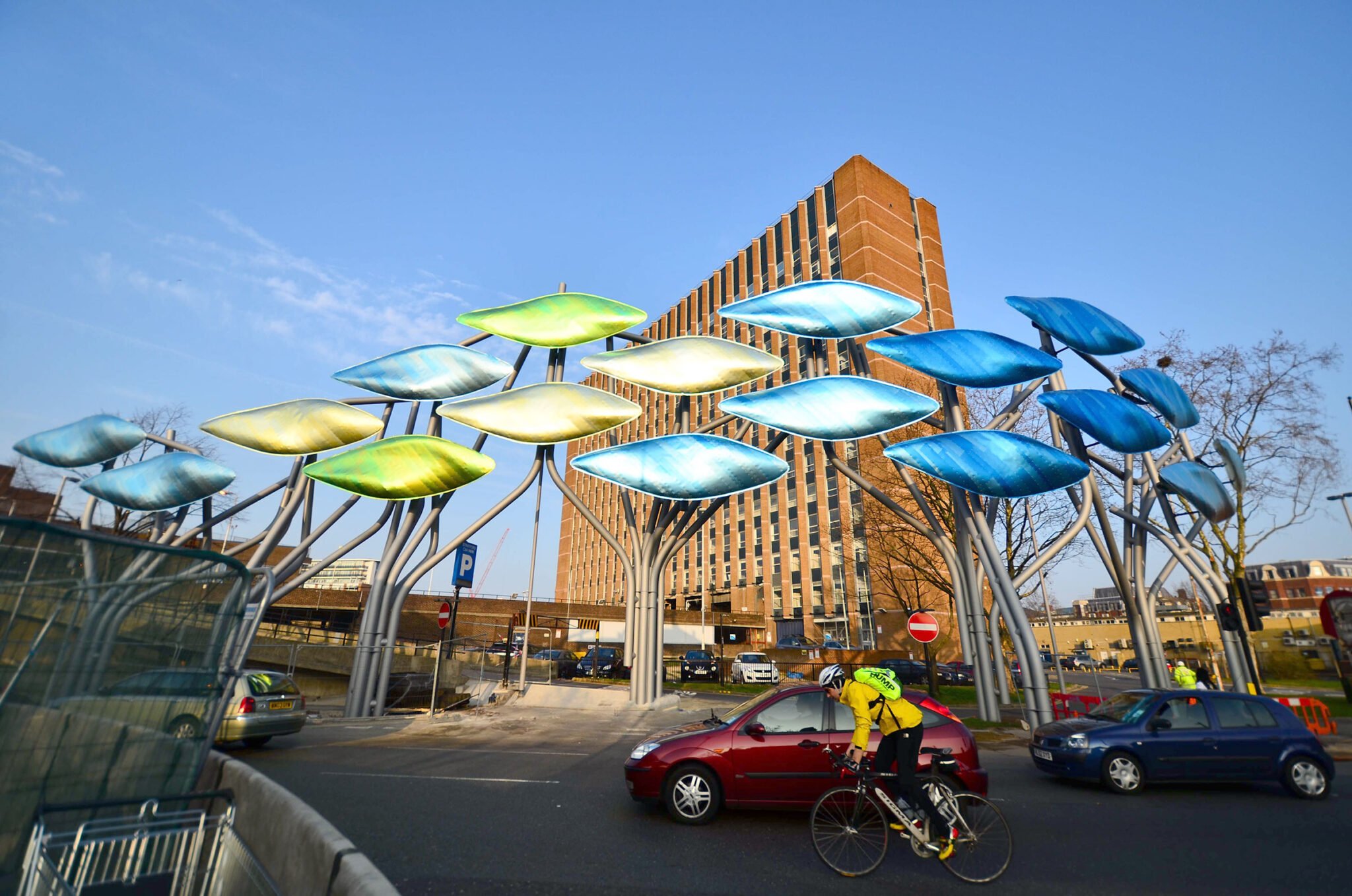 Olympic Leaf Wall – Hydraulic Damper Assemblies - ARX | Kinetic Architecture Solutions